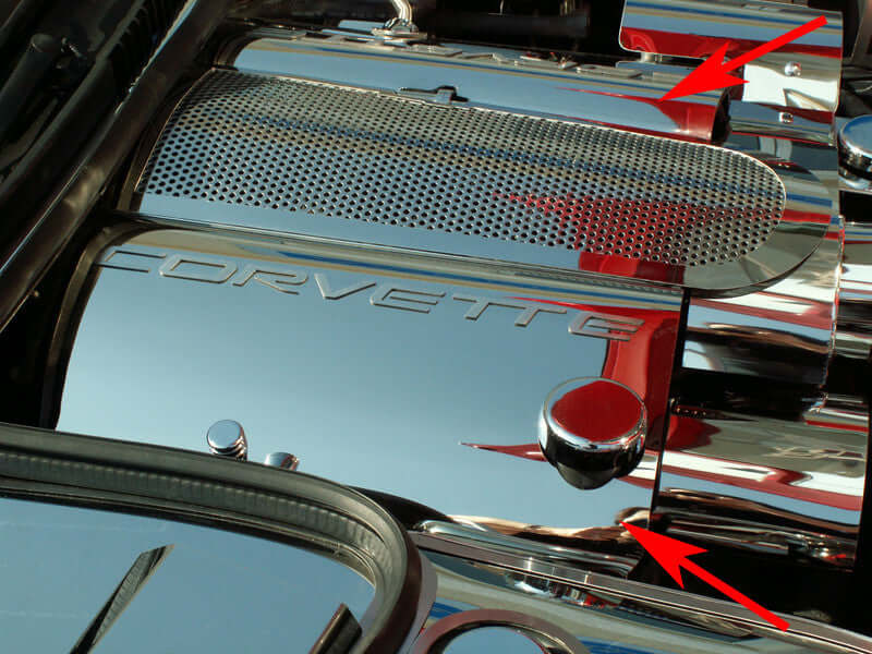 C5 Corvette American Car Craft Fuel Rail Covers - Corvette – Corvette ...