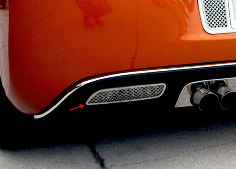 C6 Corvette American Car Craft Reverse Light Covers - Laser Mesh