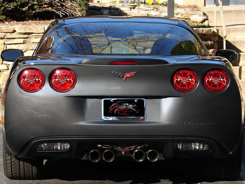 C6 Corvette American Car Craft Tail Light Louvers - Tribal – Corvette ...