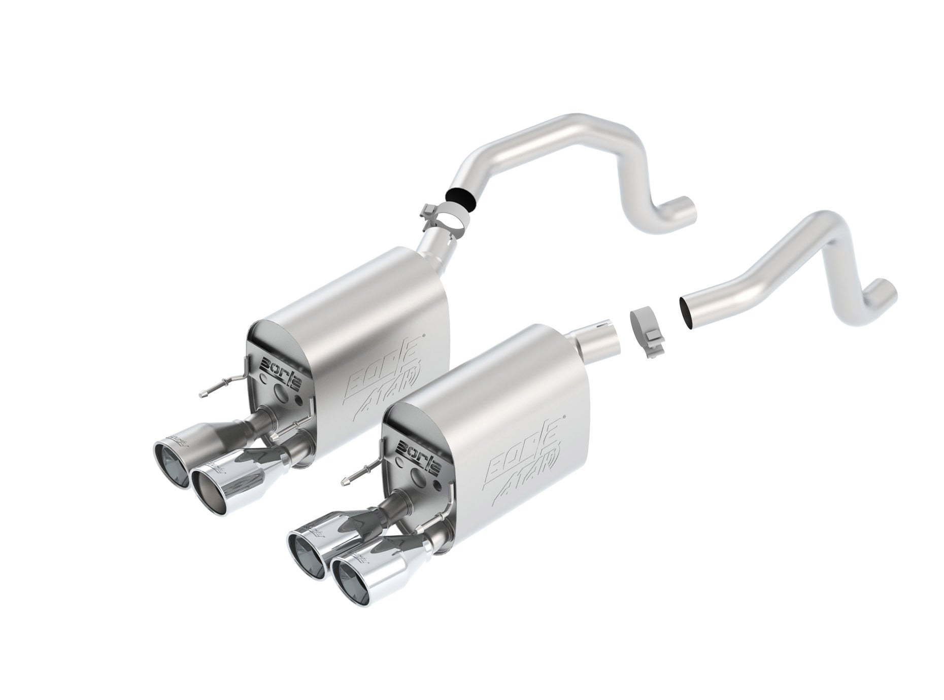 C6 Corvette Borla Touring 11814 Exhaust System (2005 - 2008) – Corvette ...
