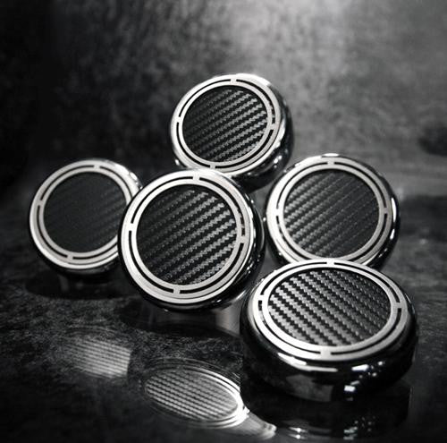 C6 Corvette American Car Craft Engine Caps - Slotted Carbon Fiber ...