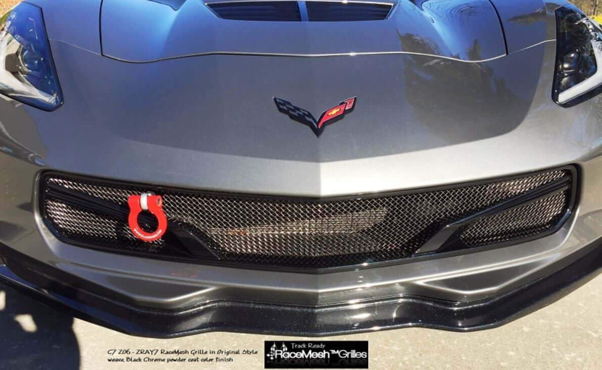 C7 Corvette RaceMesh Front Grille - Z06 Grille - Weave – Corvette Parts ...