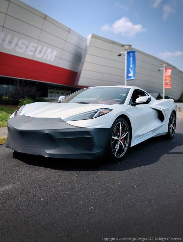 C8 Corvette NoviStretch Bra - Front End Cover – Corvette Parts from ...